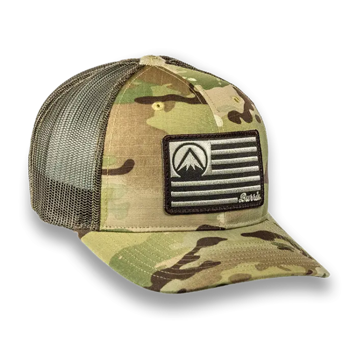 Multicam Patriot Trucker Hat | Burris Optics